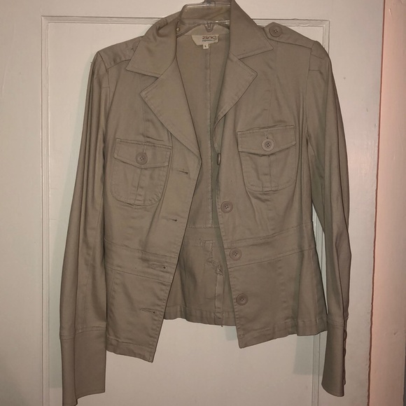 zinc | Jackets & Coats | Nude Jacket | Poshmark